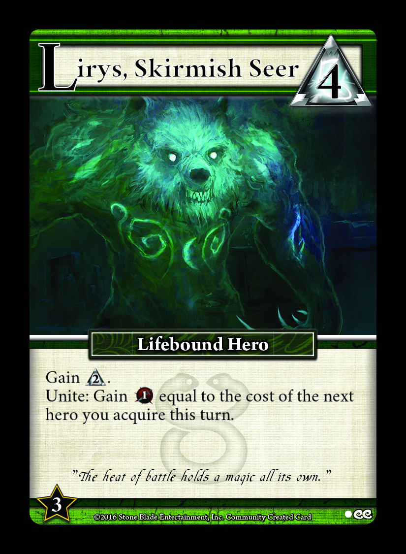 Lirys, Skirmish Seer - Custom Card - Stone Blade Entertainment ...