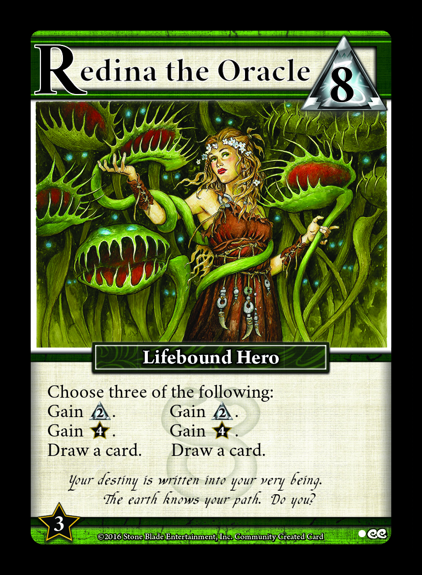 Redina The Oracle - Custom Card - Stone Blade Entertainment | Ascension ...