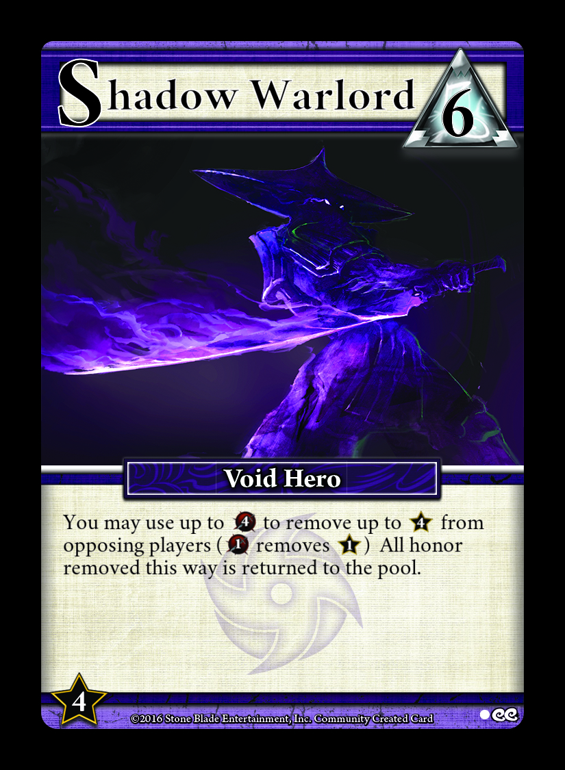 Shadow Warlord - Custom Card - Stone Blade Entertainment | Ascension ...