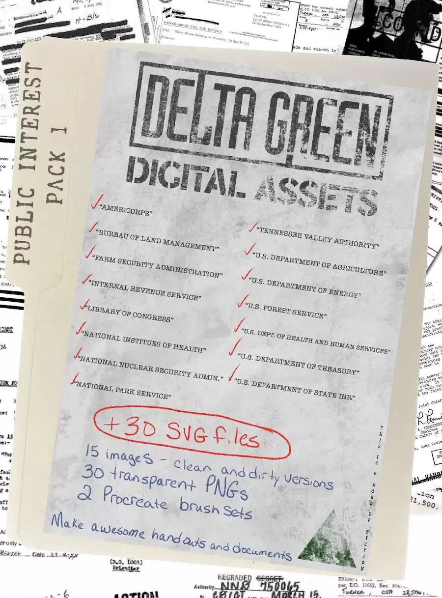 Delta Green Digital Assets: Public Interest Pack 1 - Arc Dream ...