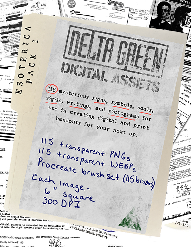 Delta Green Digital Assets: Esoterica Pack 1 - Arc Dream Publishing ...