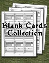 Blank Cards Collection - The Other Game Company | DriveThruRPG