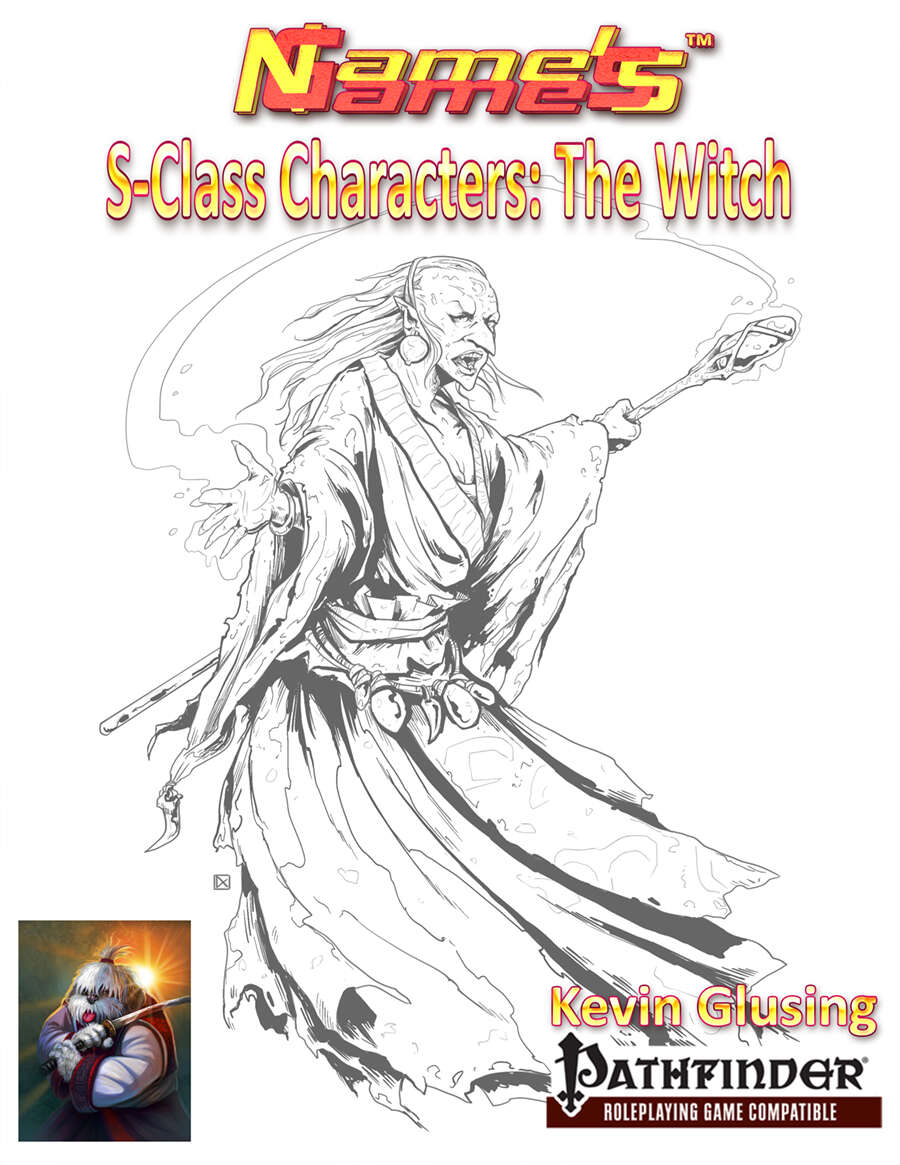 S-Class Characters: The Witch - Samurai Sheepdog | DriveThruRPG
