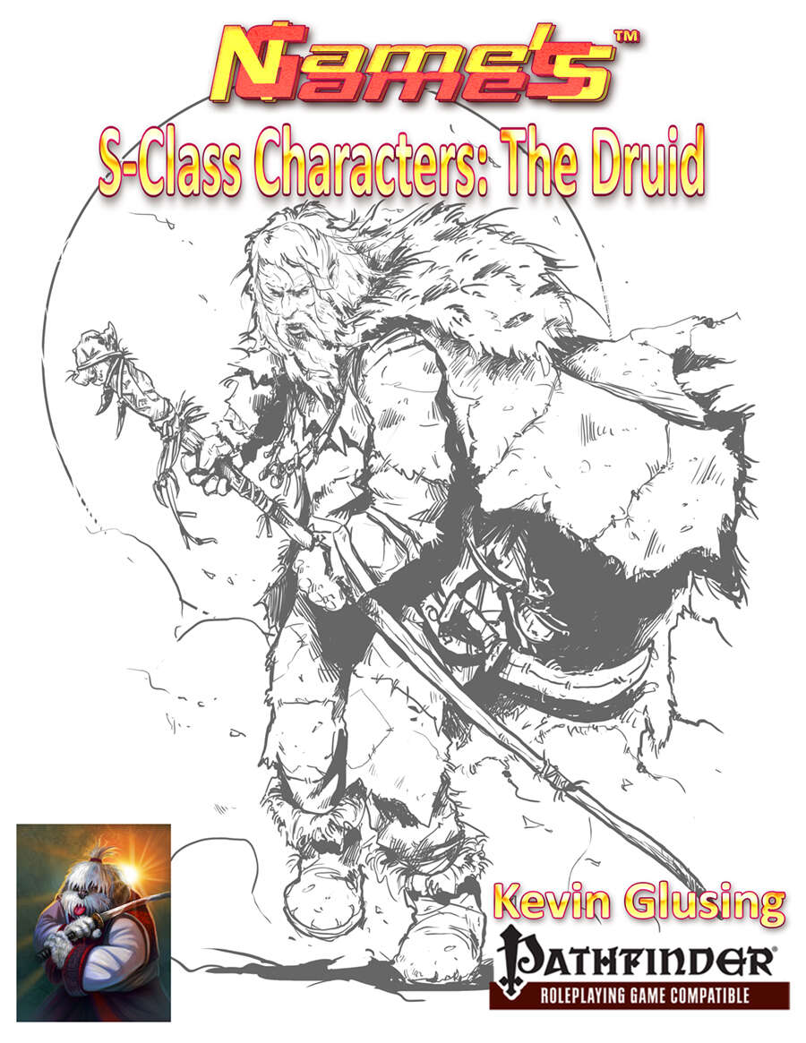 S-Class Characters: The Druid - Samurai Sheepdog | DriveThruRPG