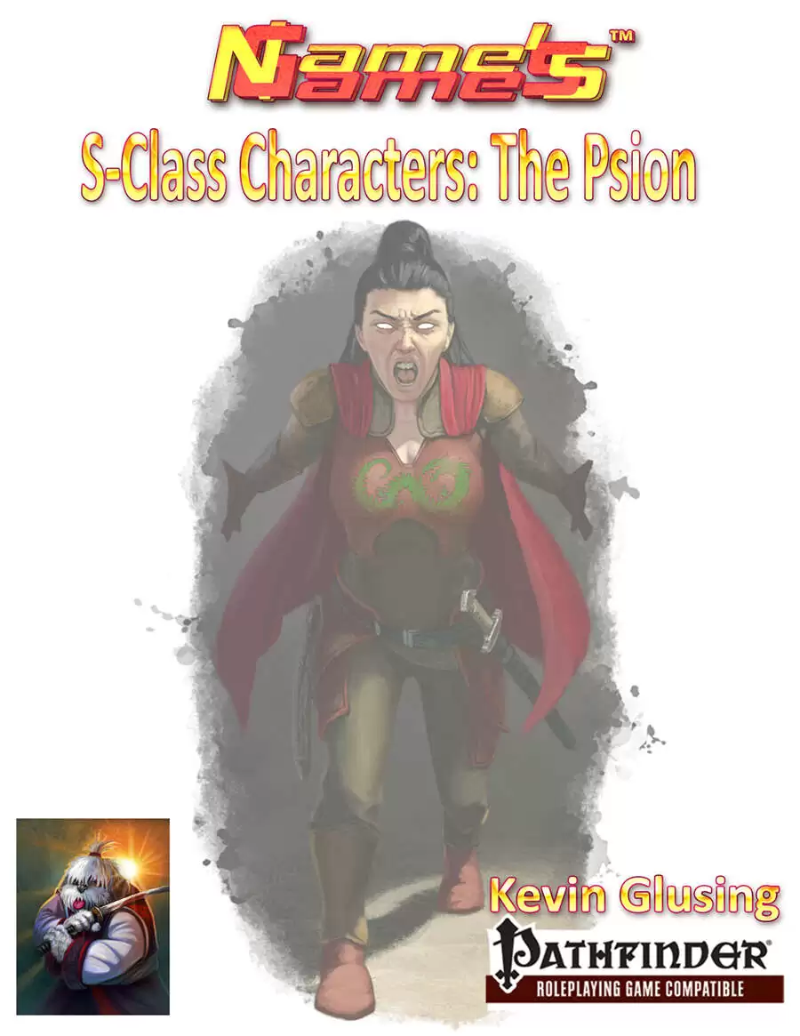 S-Class Characters: The Psion - Samurai Sheepdog | DriveThruRPG