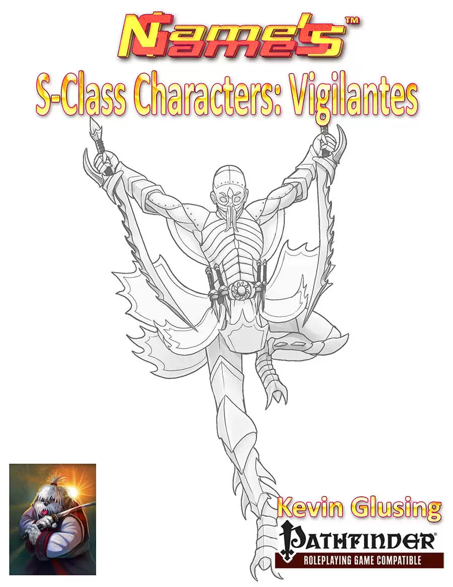 S-Class Characters: The Vigilante - Samurai Sheepdog | DriveThruRPG