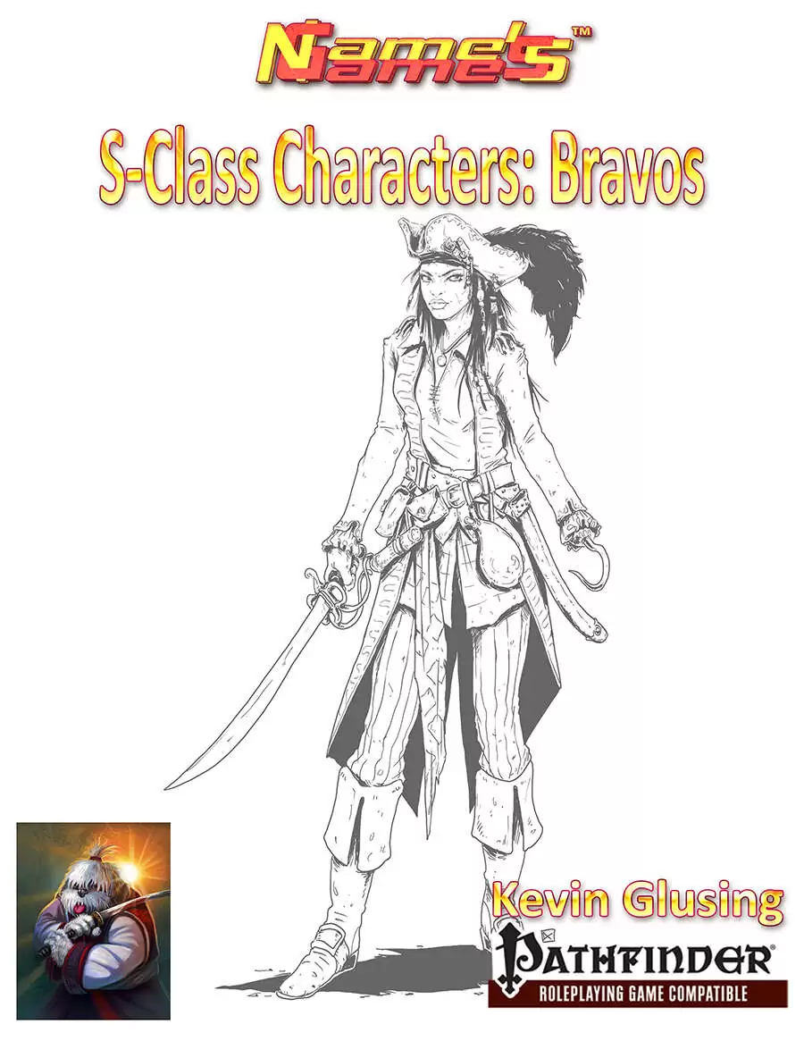 S-Class Characters: Bravos - Samurai Sheepdog | DriveThruRPG