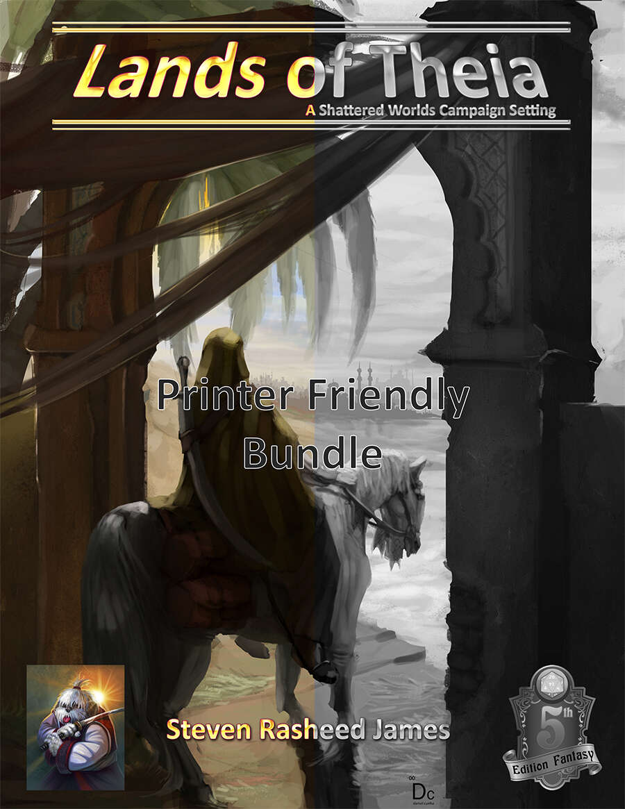 Lands of Theia 5e - Full and Print Friendly [BUNDLE] - Samurai Sheepdog | DriveThruRPG