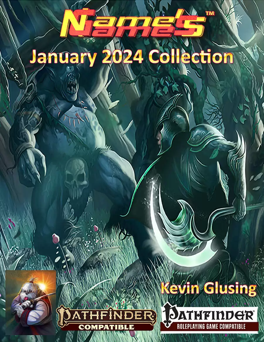 Name's Games January 2024 Collection - Samurai Sheepdog | DriveThruRPG