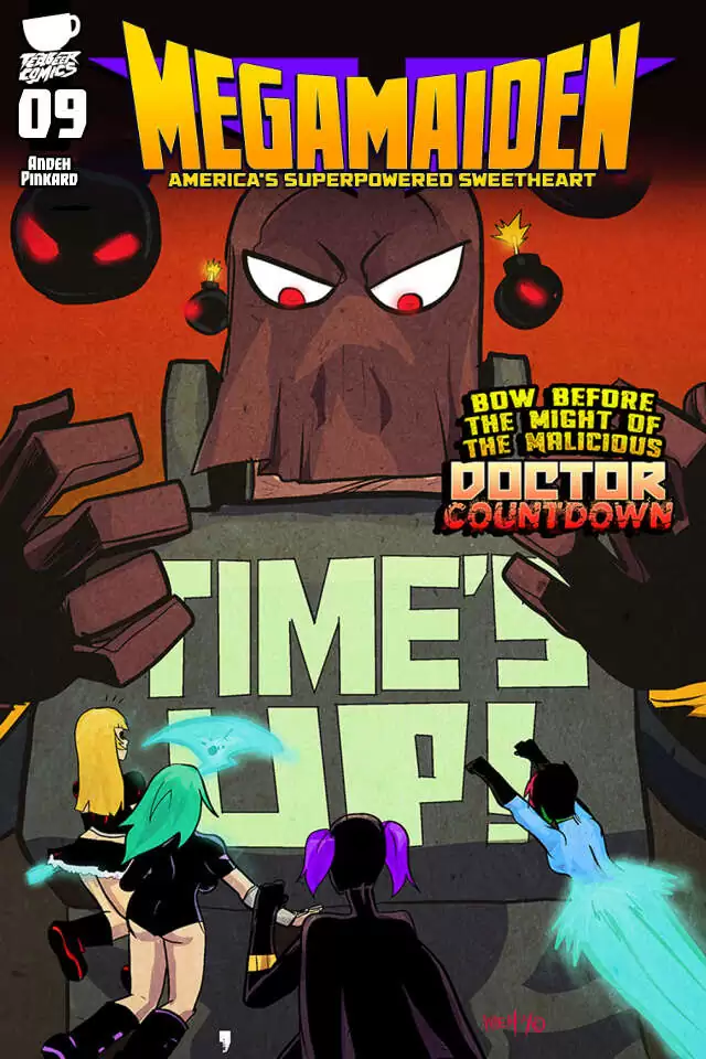 Mega Maiden #9 - Teabeer Comics | DriveThruRPG