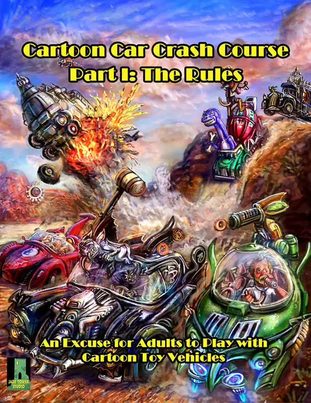 Cartoon Car Crash Course - Jade Tower Studio | DriveThruRPG