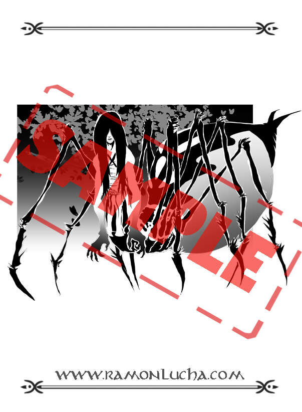 Image - Stock Art - Grayscale - Stock Illustration - rpg - Samurai ...