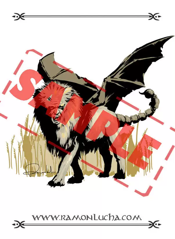 Image - Stock Art - - color Grayscale - Stock Illustration - mythology ...