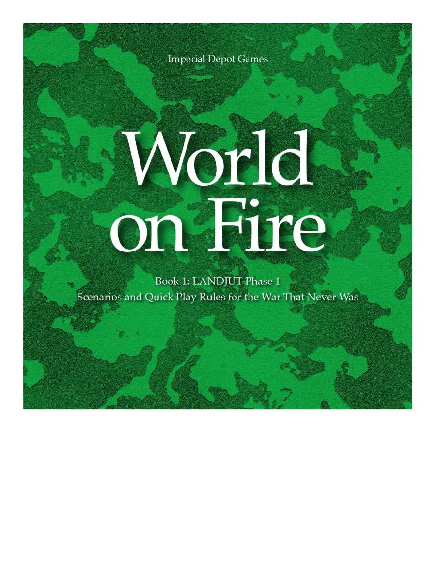 World on Fire: The Third World War Book 1 - Imperial Depot Miniatures ...