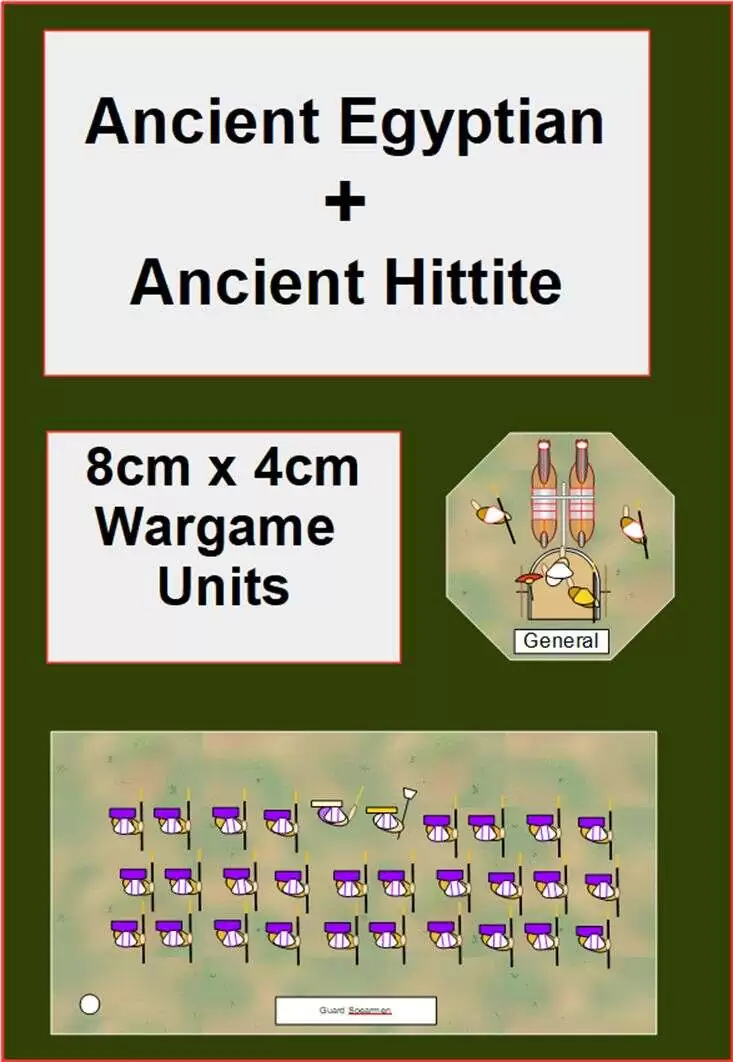 Ancient Egyptian and Hittite units (8x4cm bases) - Geoff Curran ...