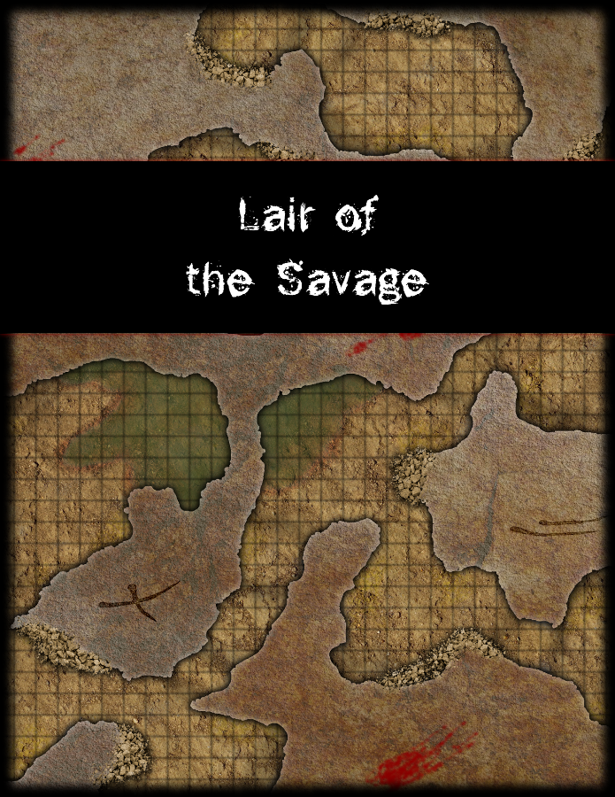 Lair of the Savage - Assassin Games | Dungeon Maps | DriveThruRPG