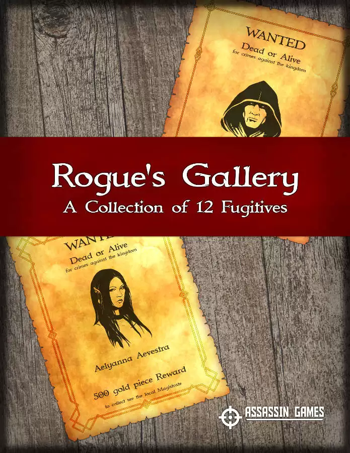 Rogue's Gallery - Assassin Games | DriveThruRPG
