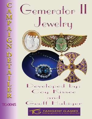 Gemerator 2: Jewelry - Tangent Games | DriveThruRPG
