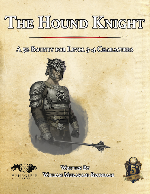 The Hound Knight (5E) - Menagerie Press | Menagerie Press D&D 5E ...