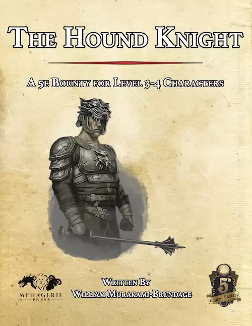 The Hound Knight (5E) - Menagerie Press | Menagerie Press D&D 5E ...