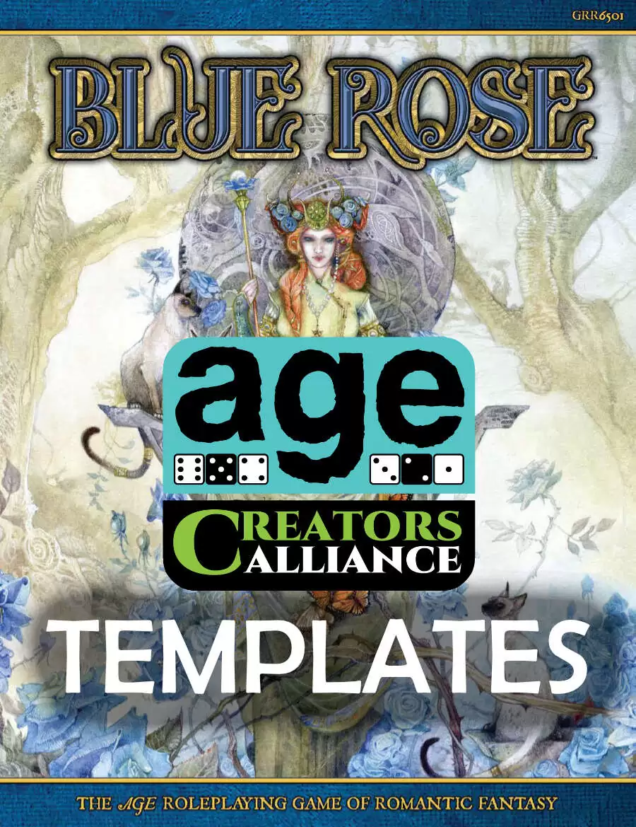 AGE Creators Alliance: Blue Rose Templates - Green Ronin Publishing ...