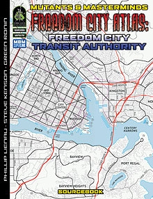Freedom City Atlas 3: Freedom City Transit Authority - Green Ronin ...