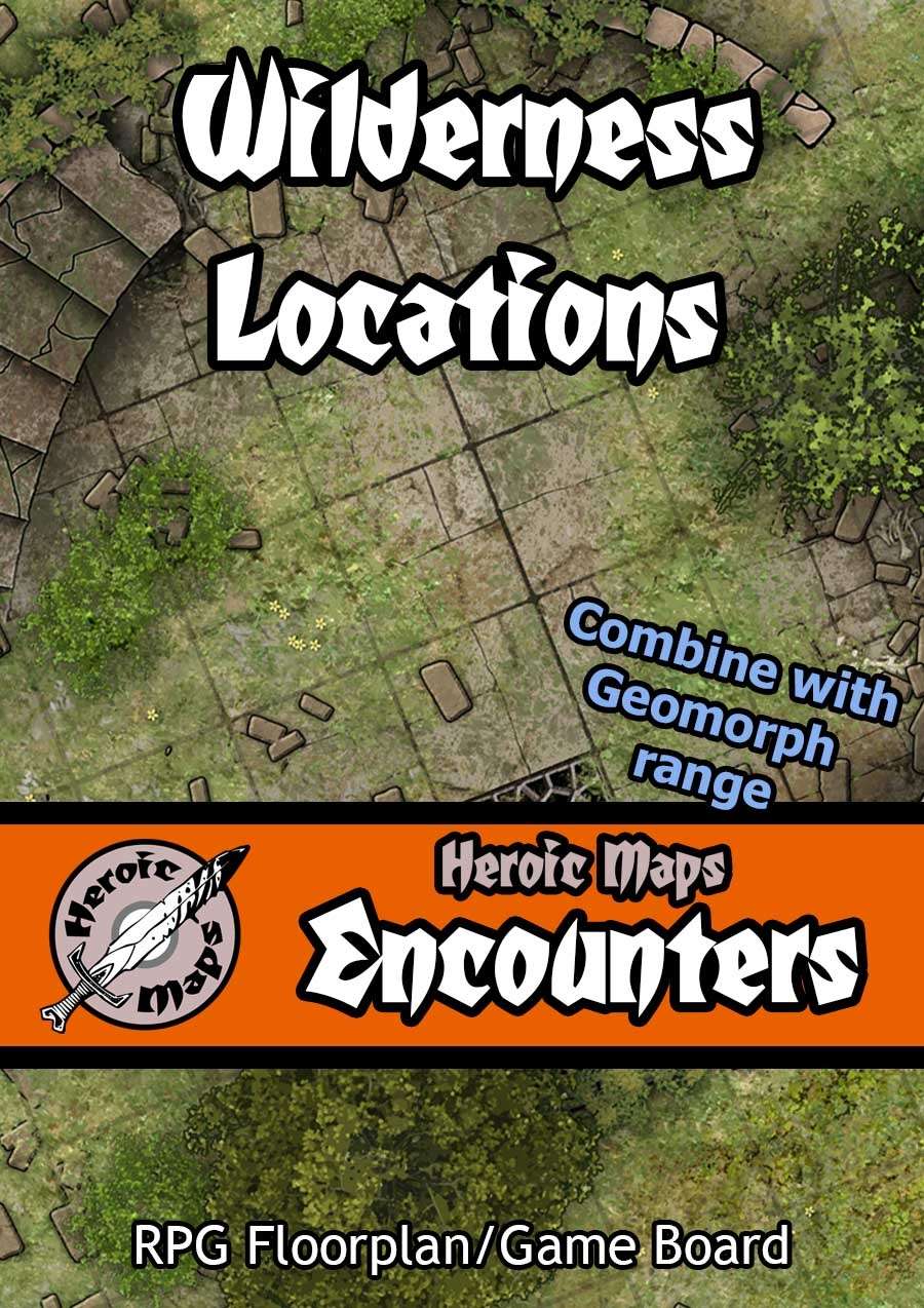 Heroic Maps - Encounters: Wilderness Locations - Heroic Maps | Ruins ...