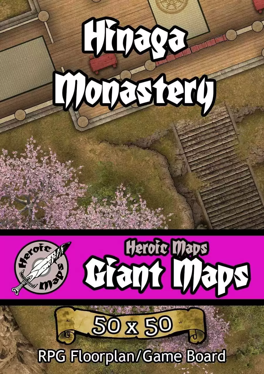 Heroic Maps - Giant Maps: Hinaga Monastery - Heroic Maps | Buildings ...