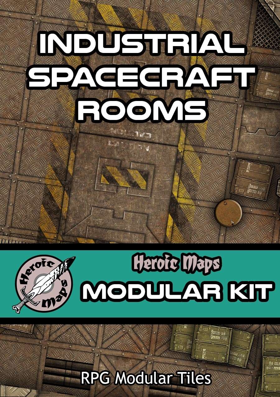 Heroic Maps - Modular Kit: Industrial Spacecraft Rooms - Heroic Maps ...