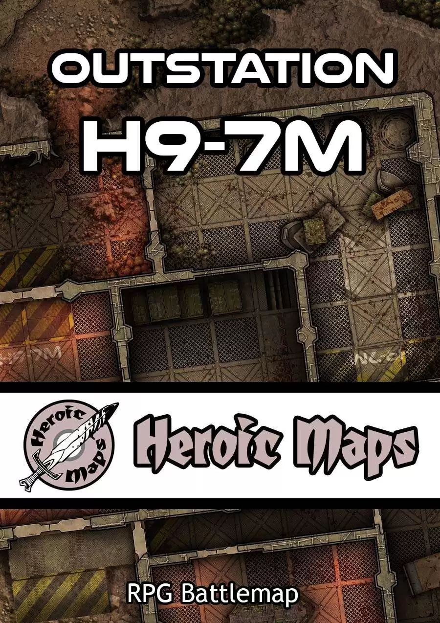 Heroic Maps - Outstation H9-7M - Heroic Maps | Caverns & Tunnels ...