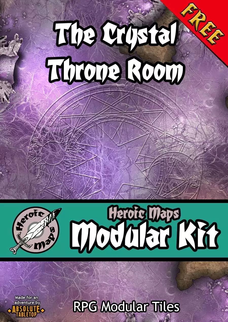 Heroic Maps - Modular Kit: The Crystal Throne Room - Heroic Maps ...