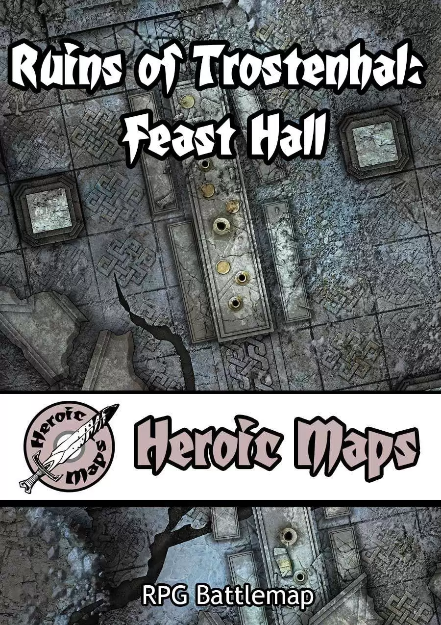 Heroic Maps - Ruins of Trostenhal: Feast Hall - Heroic Maps | Caverns ...