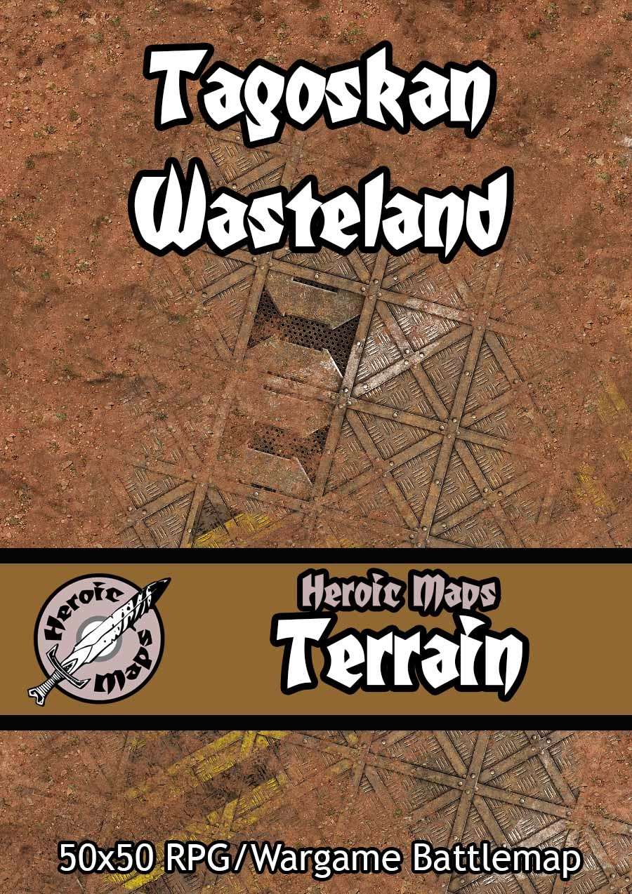 Heroic Maps - Terrain: Tagoskan Wasteland - Heroic Maps | Ruins ...
