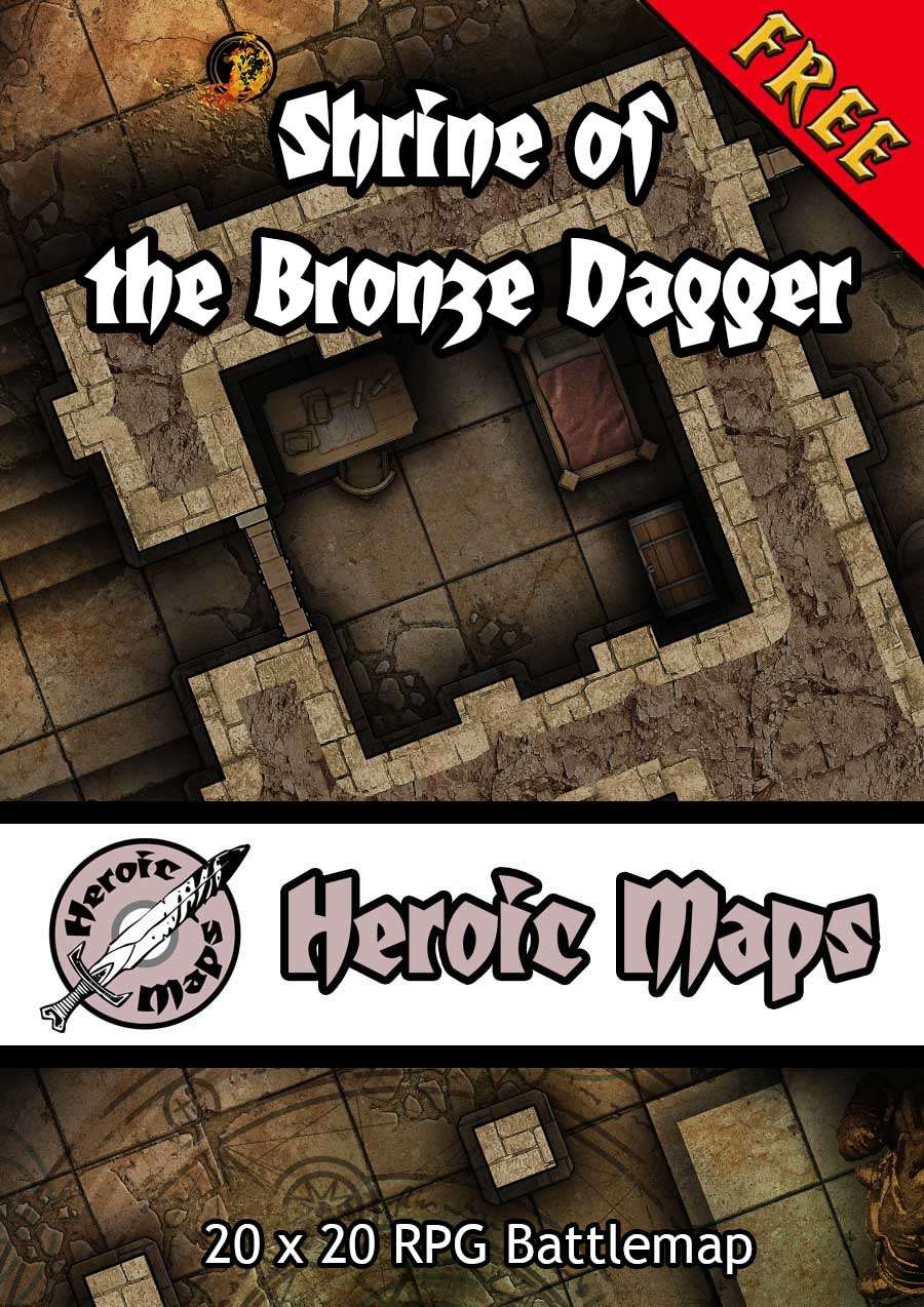 Heroic Maps - Shrine of the Bronze Dagger - Heroic Maps | Caverns ...