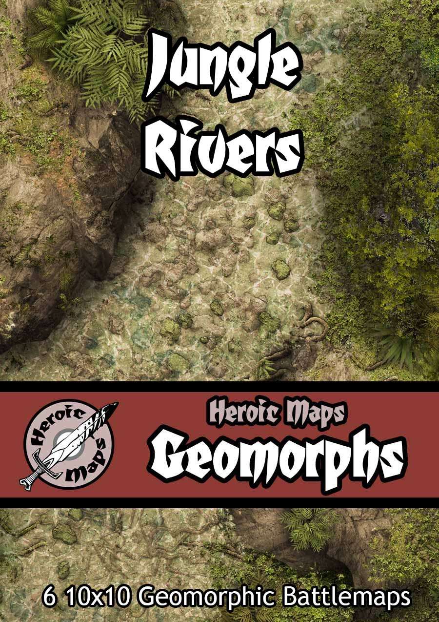 Heroic Maps - Geomorphs: Jungle Rivers - Heroic Maps | Wilderness ...