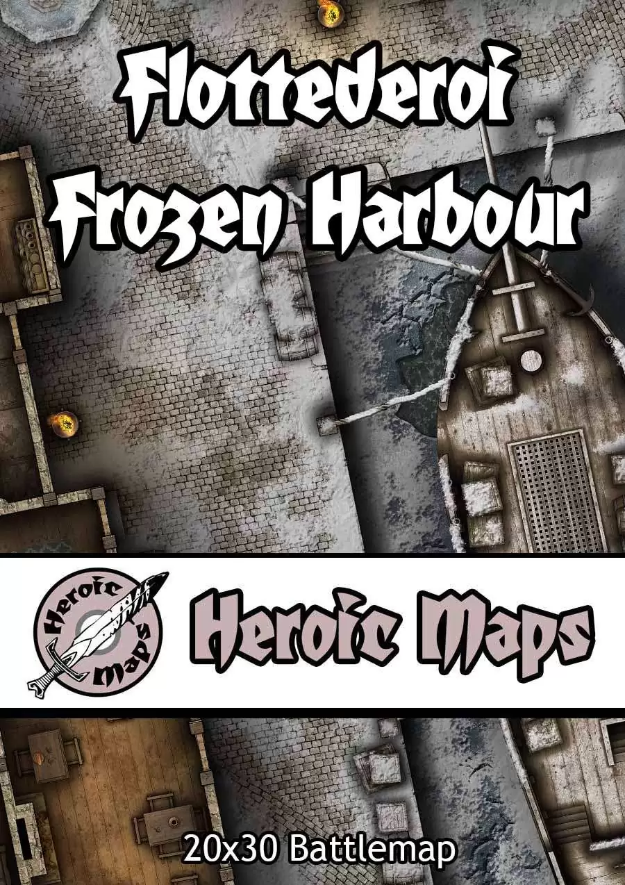 Heroic Maps - Flottederoi Frozen Harbour - Heroic Maps | Buildings | Cities | Temples & Churches ...