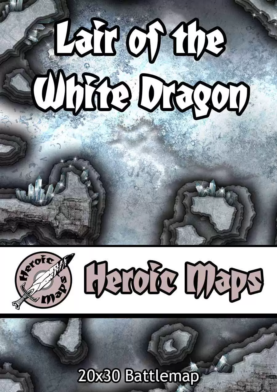 Heroic Maps - Lair of the White Dragon - Heroic Maps | Caverns ...