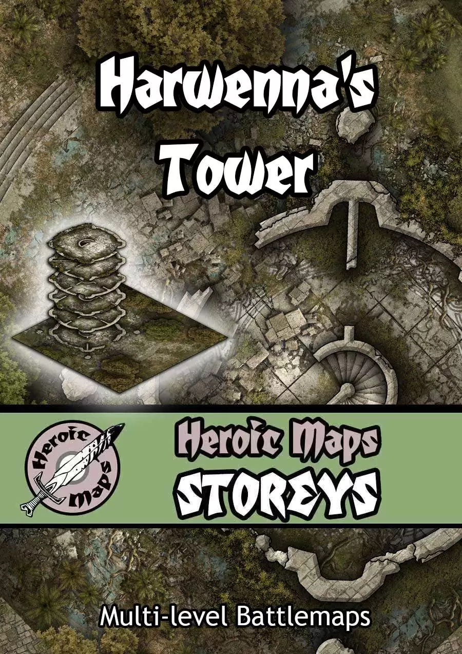 Heroic Maps - Storeys: Harwenna's Tower - Heroic Maps | Buildings ...