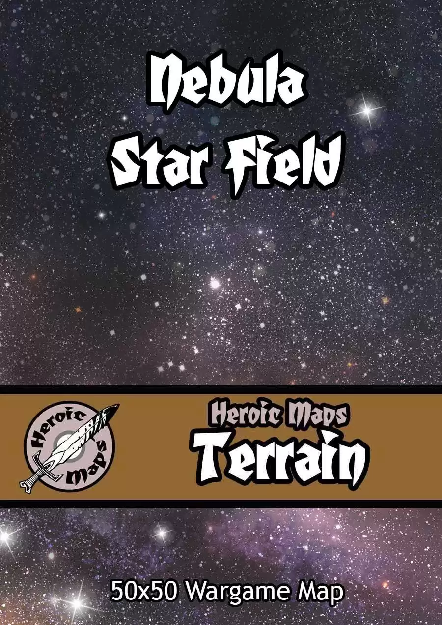 Heroic Maps - Terrain: Nebula Star Field - Heroic Maps | Giant Maps ...