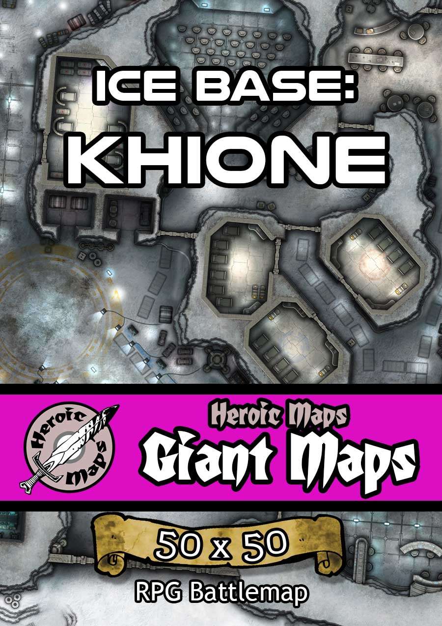 Heroic Maps - Giant Maps: Ice Base Khione - Heroic Maps | Buildings ...