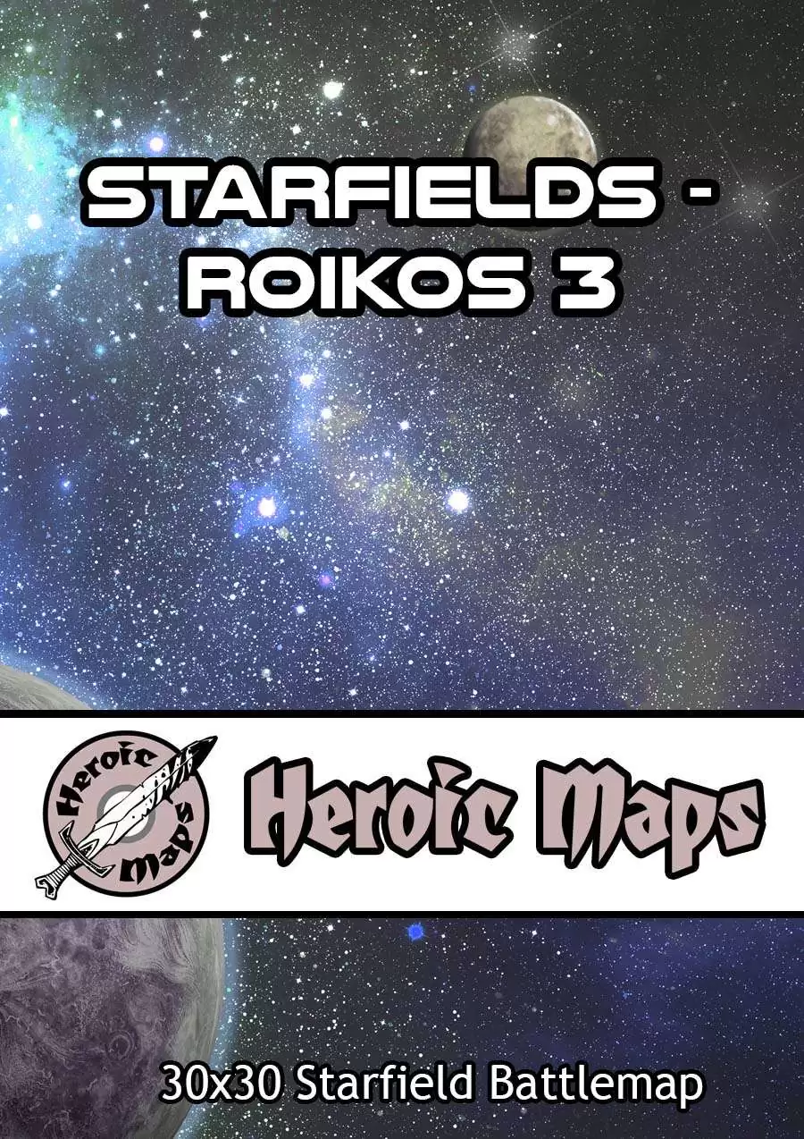 Heroic Maps - Starfields: Roikos 3 - Heroic Maps | Encounters | Sci-Fi | Terrain | Roll 20 Ready ...