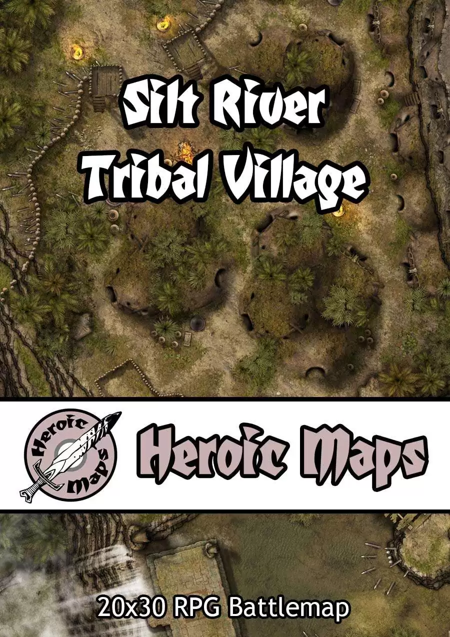 Heroic Maps - Silt River Tribal Village - Heroic Maps | Buildings ...