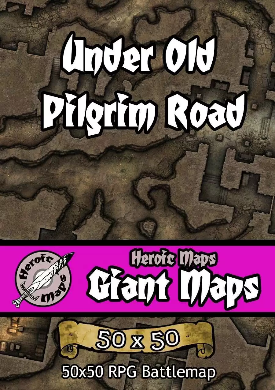 Heroic Maps - Giant Maps: Under Old Pilgrim Road - Heroic Maps ...