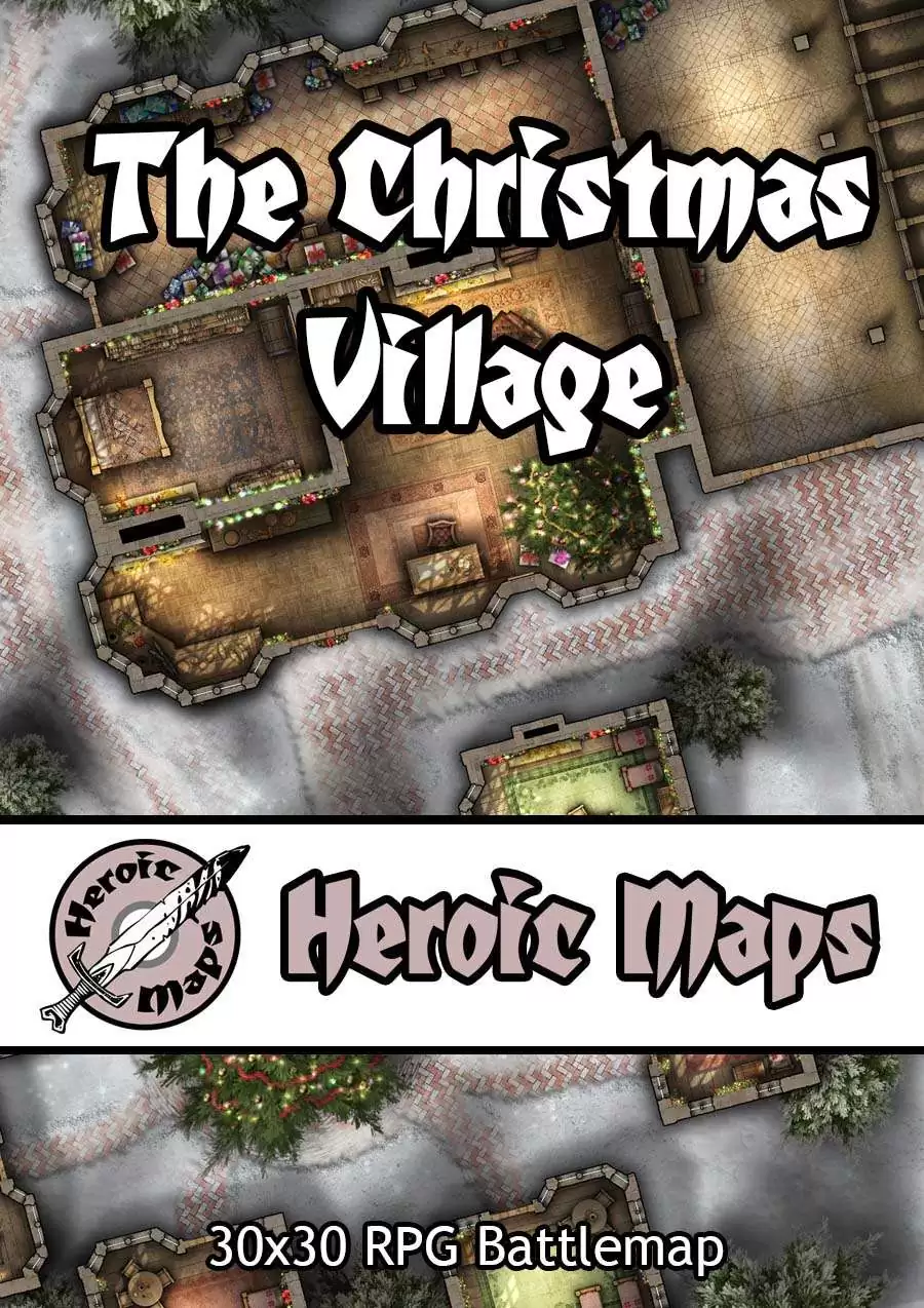 Heroic Maps - The Christmas Village - Heroic Maps | Buildings | Cities ...