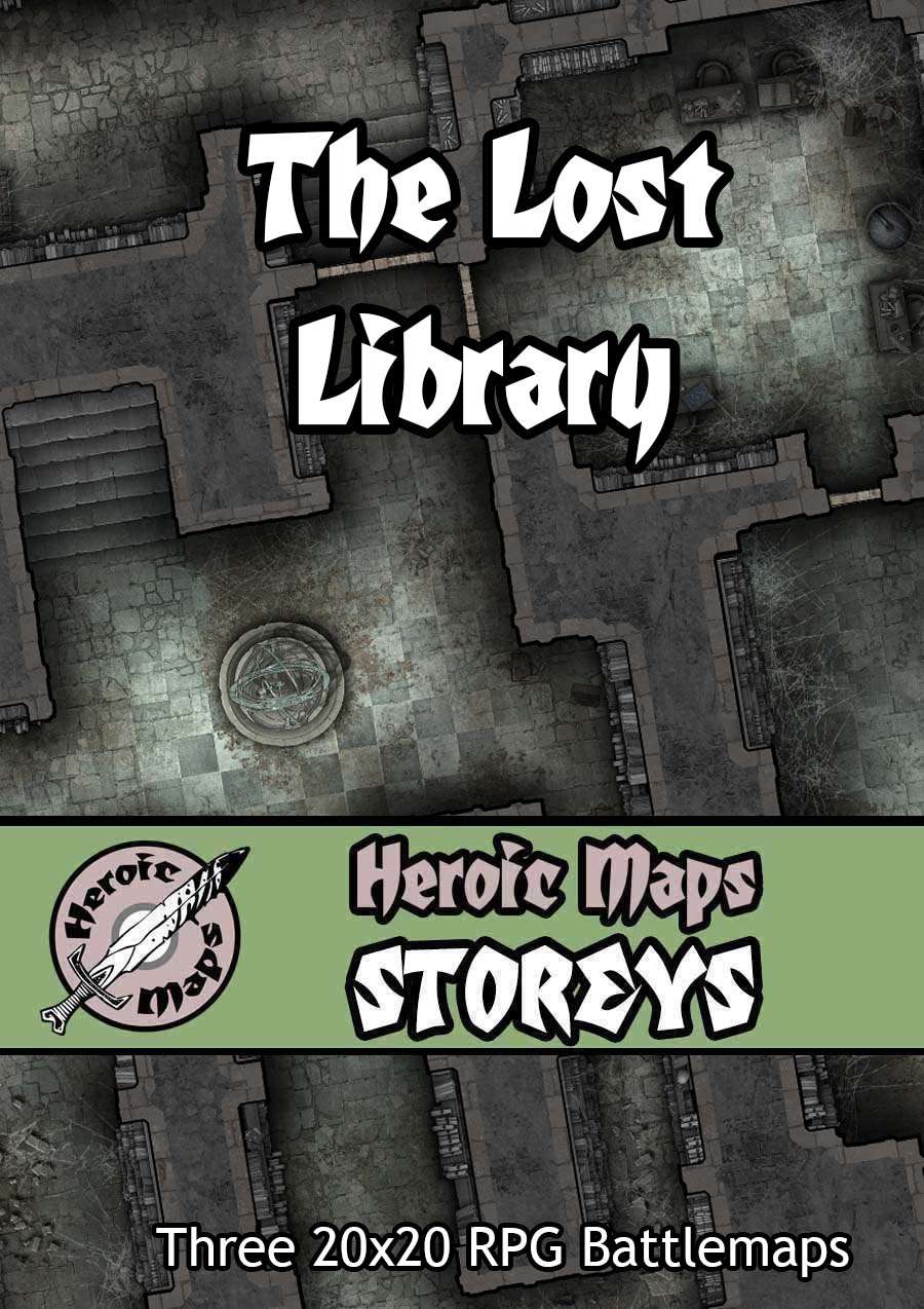 Heroic Maps - Storeys: The Lost Library - Heroic Maps | Buildings ...