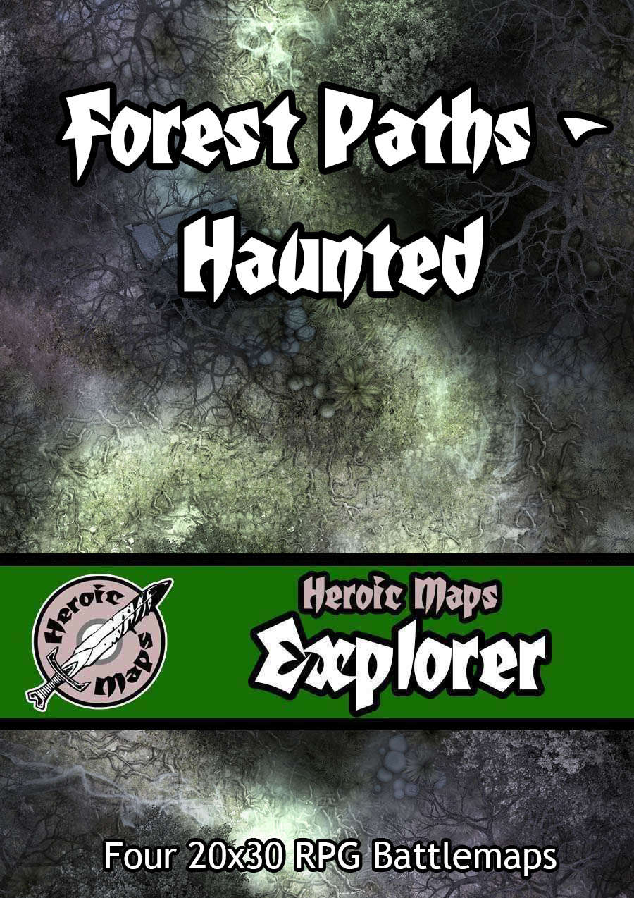 Heroic Maps - Explorer: Forest Paths Haunted - Heroic Maps | Wilderness ...