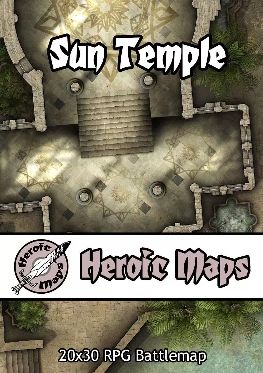 Heroic Maps - Sun Temple - Heroic Maps | Buildings | Cities | Dungeons ...