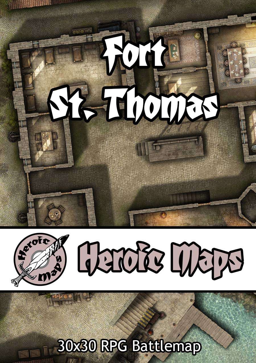 Heroic Maps - Fort St. Thomas - Heroic Maps | Buildings | Cities ...