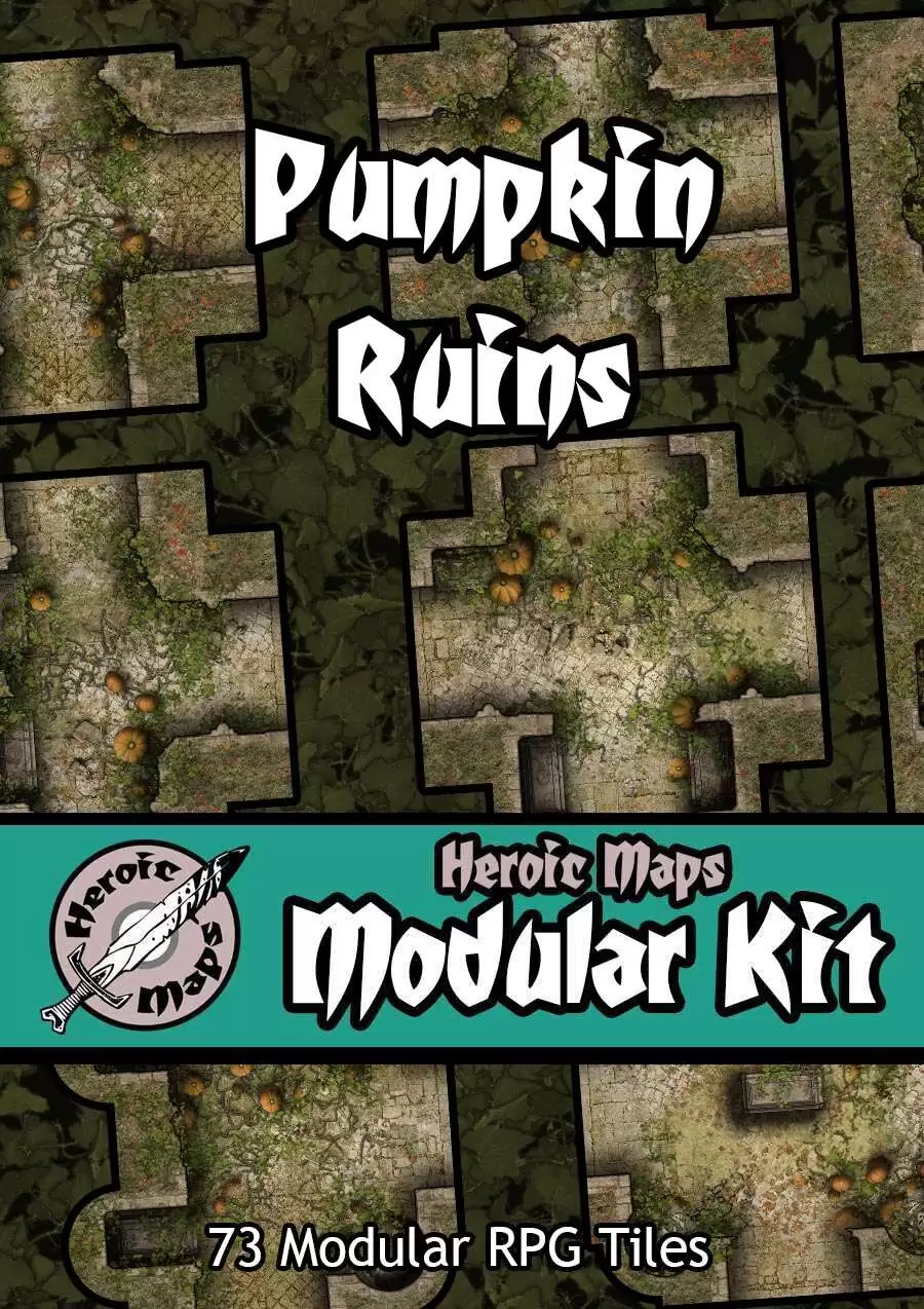 Heroic Maps - Modular Kit: Pumpkin Ruins - Heroic Maps | Caverns ...
