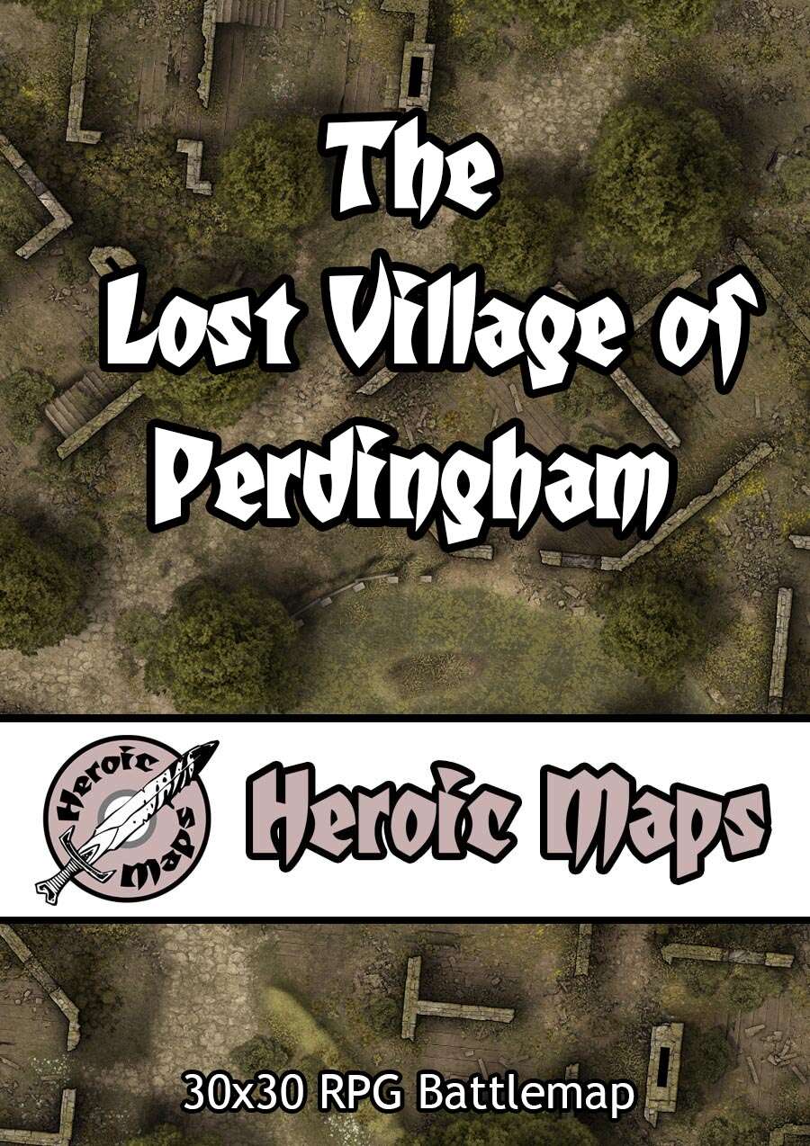 Heroic Maps - The Lost Village of Perdingham - Heroic Maps | Buildings ...